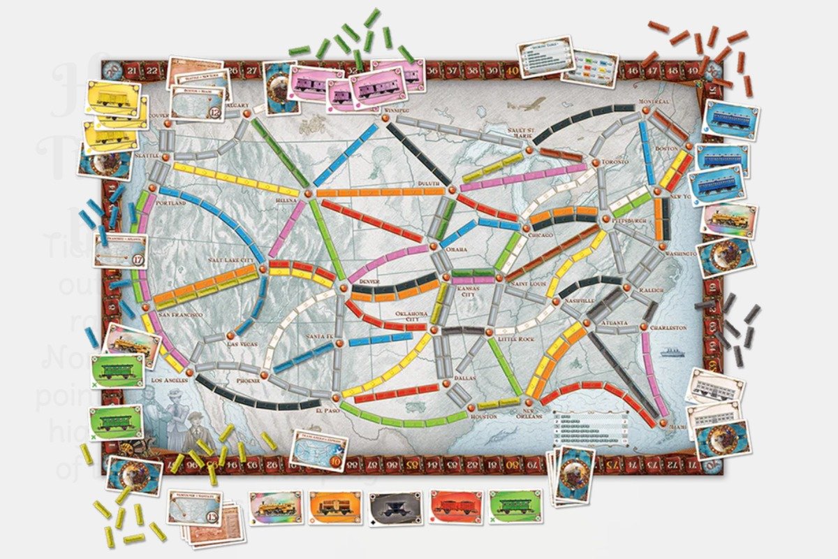 Ticket to Ride Rules & Cards (How to Play Ticket to Ride) - Miexto ...