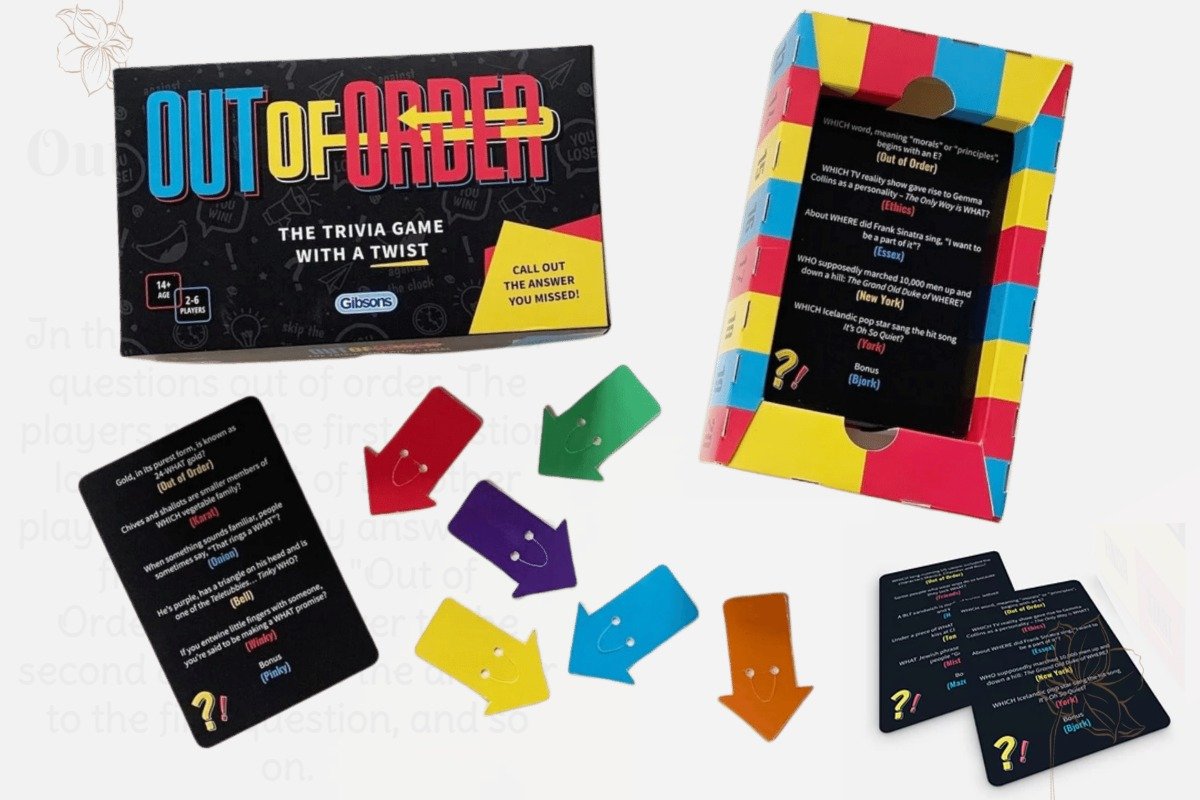 About The Out Of Order Game (Trivia Card Game) - Miexto - Bringing Joy ...
